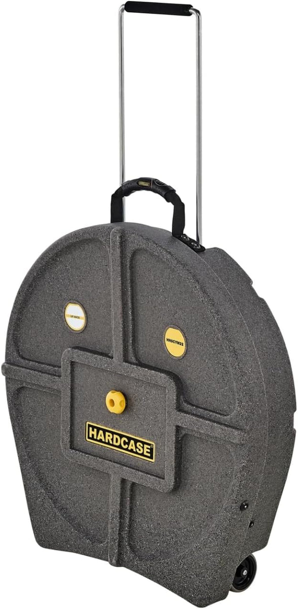 Hardcase 22" Cymbal Case with Wheels, Granite – JS Music
